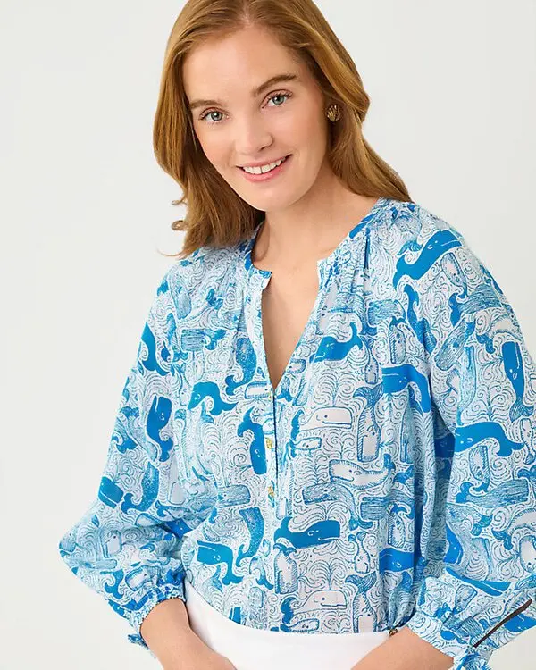 Lilly Pulitzer® Andria Top - Blue