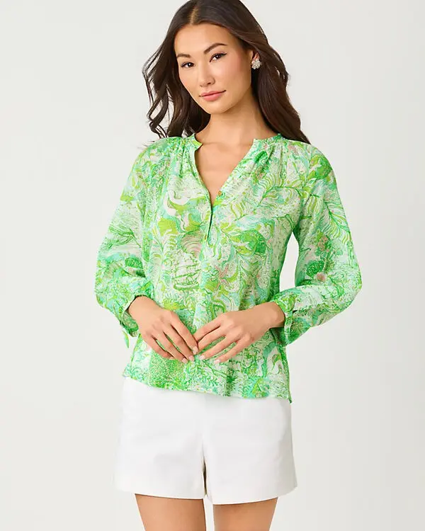 Lilly Pulitzer® Andria Top - White