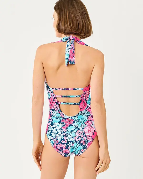 Lilly Pulitzer® Ethenie One-piece Swimsuit With Ruffle And Lattice Detail