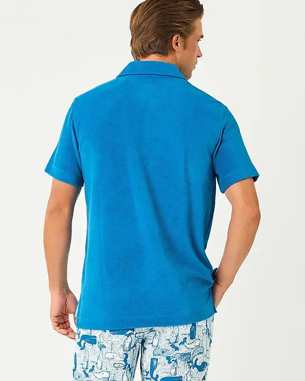 Lilly Pulitzer® Stuff Harbor Polo In Straight Fit, Short Sleeves