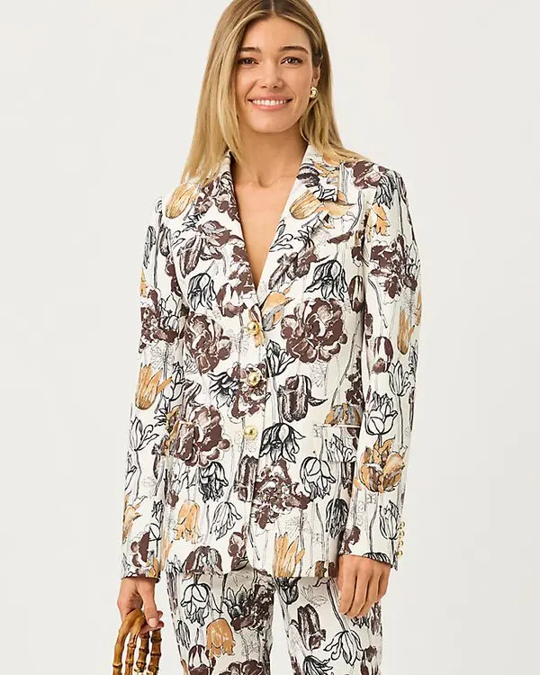 Lilly Pulitzer® Amryn Blazer - Coconut