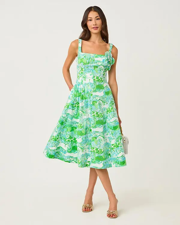 Lilly Pulitzer® Nelly Stretch Midi Dress