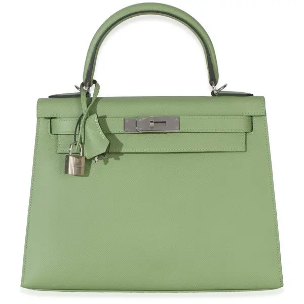 Hermès Vert Criquet Epsom Sellier Kelly 28 Phw
