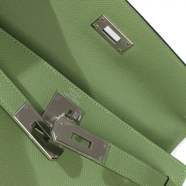 Hermès Vert Criquet Epsom Sellier Kelly 28 Phw