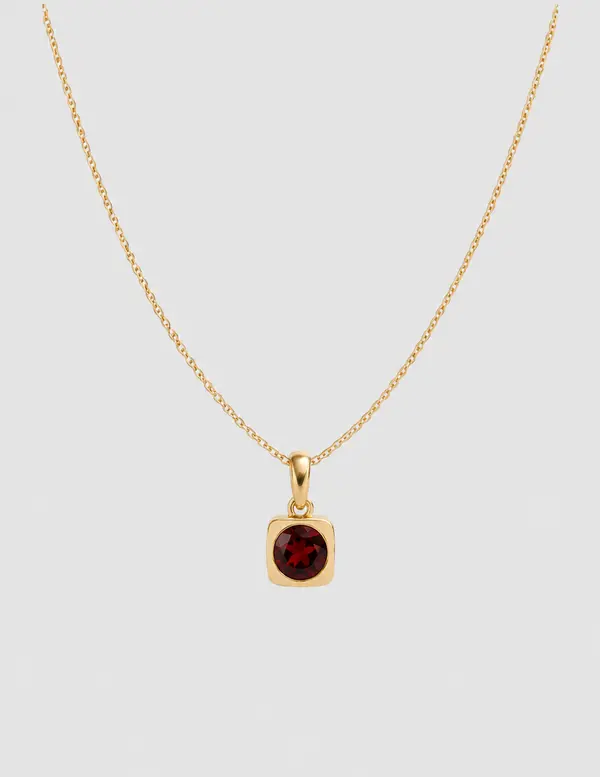 SOPHIE BLAKE Deco Drop Necklace Red