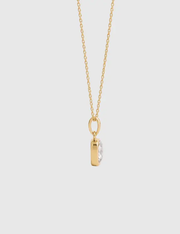 SOPHIE BLAKE Deco Drop Necklace Topaz - White