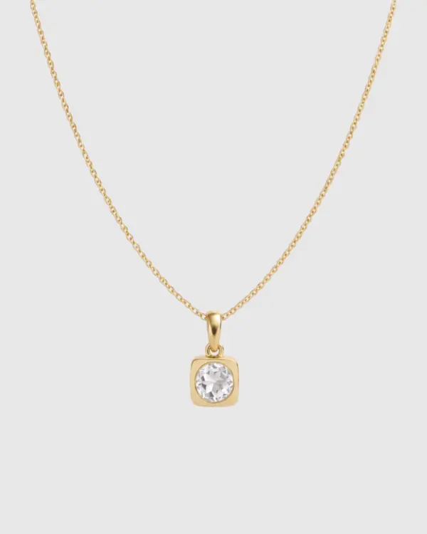 SOPHIE BLAKE Deco Drop Necklace Topaz