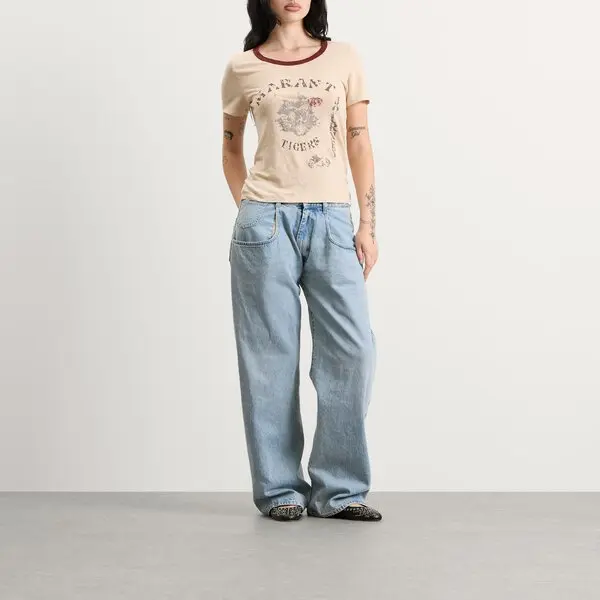 Isabel Marant Étoile Toile Kiliann Logo T-shirt