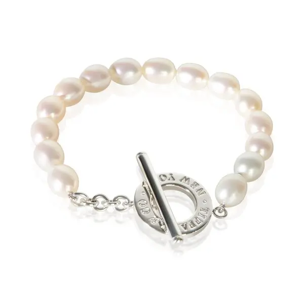 Tiffany & Co. Sterling Silver Pearl Toggle Bracelet - Sterling_silver