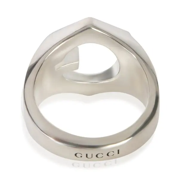 Gucci Sterling Silver G Cube Ring