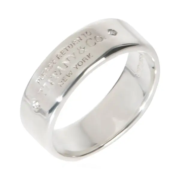 Tiffany & Co. Sterling Silver Diamond Return To Ring