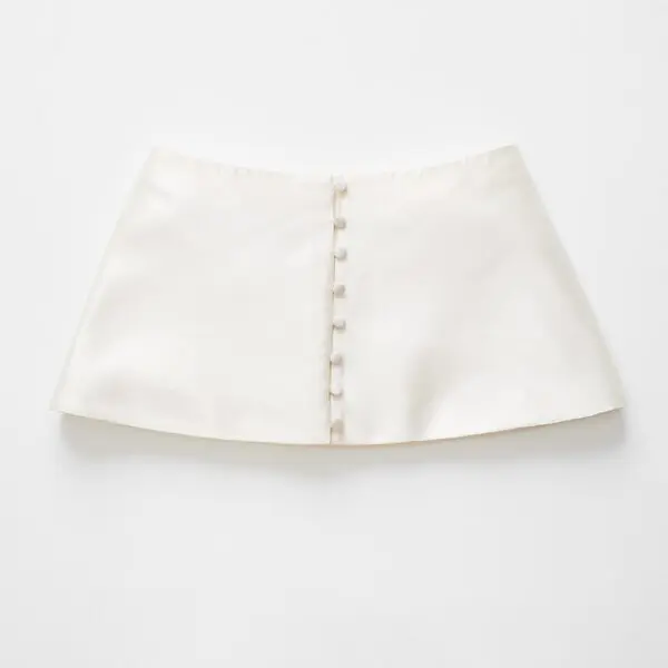 ALAS Neutrals Lilly Of The Valley Layering Skirt - White