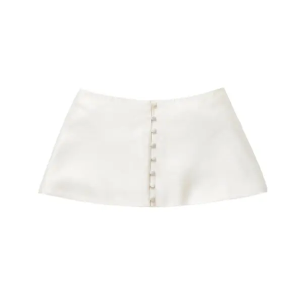 ALAS Name Neutrals Layering Skirt - White