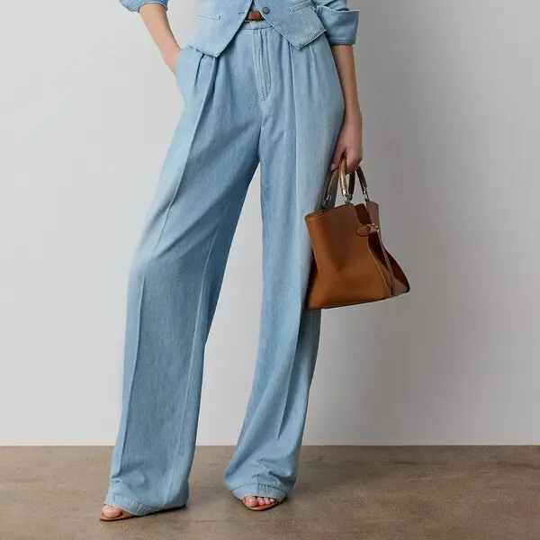 Ralph Lauren Livie Cotton Denim Pants