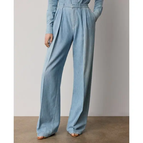 Ralph Lauren Livie Cotton Denim Pants
