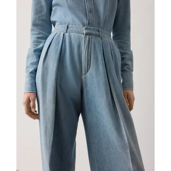 Ralph Lauren Livie Cotton Denim Pants