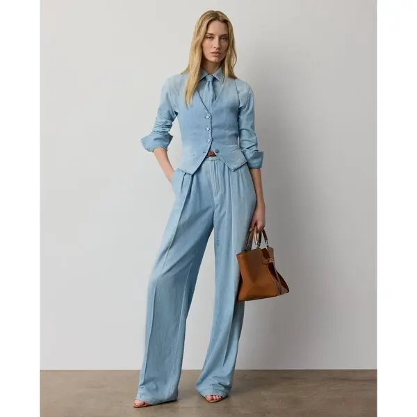 Ralph Lauren Livie Cotton Denim Pants