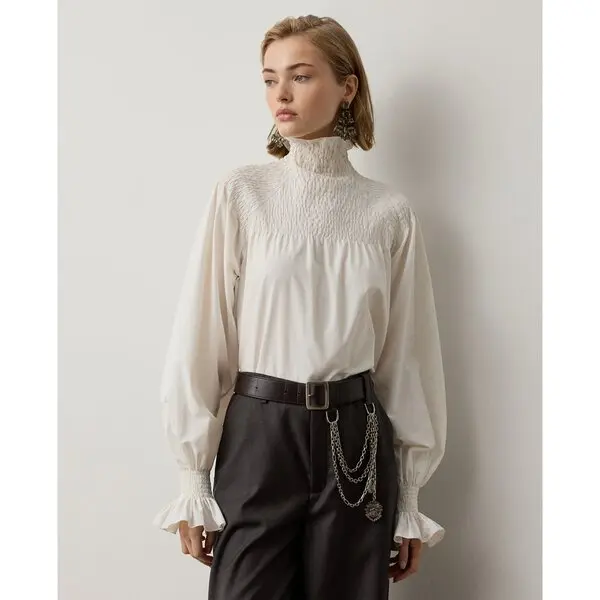 Ralph Lauren Maddison Poplin Blouse