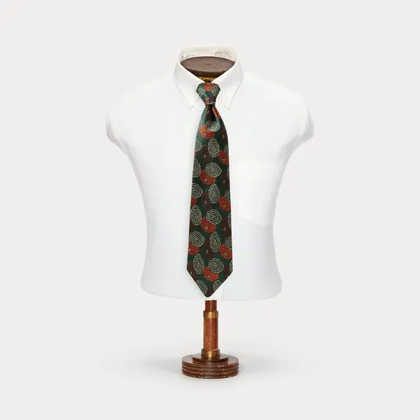Ralph Lauren Handmade Silk Jacquard Tie