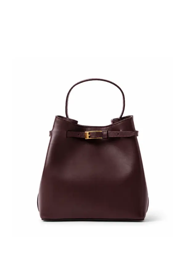 ELLEME Belt Bag Small Leather - Wine