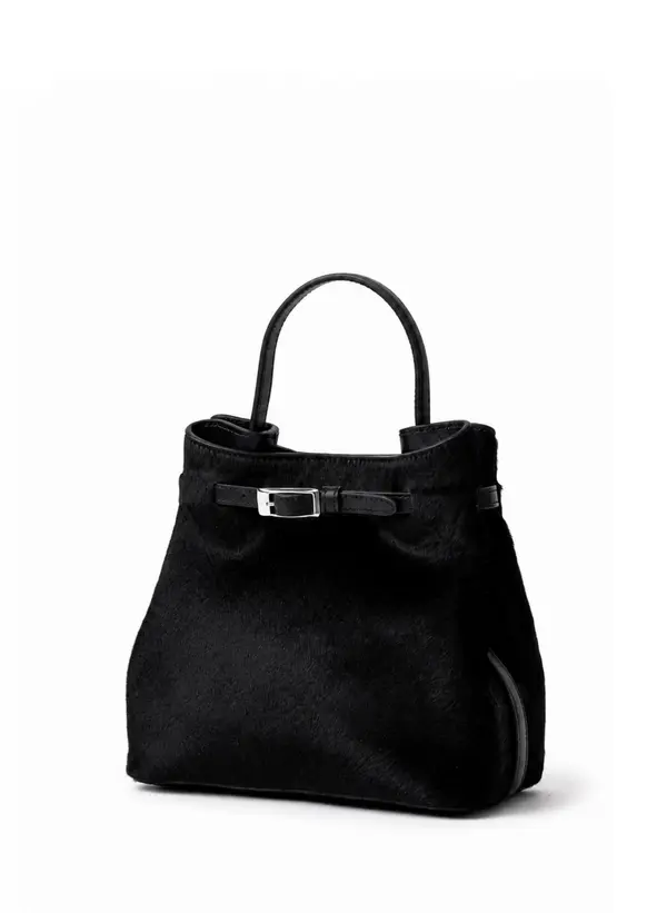 ELLEME Belt Bag Small Calf Leather Silver