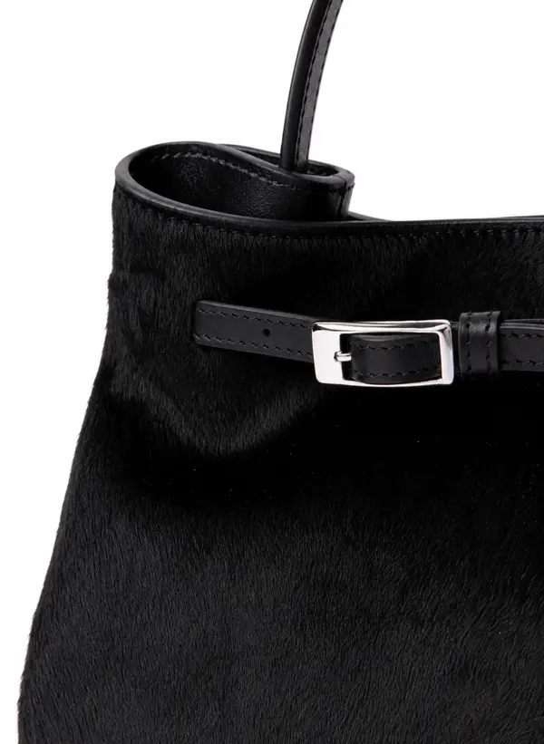 ELLEME Belt Bag Small Calf Leather Silver