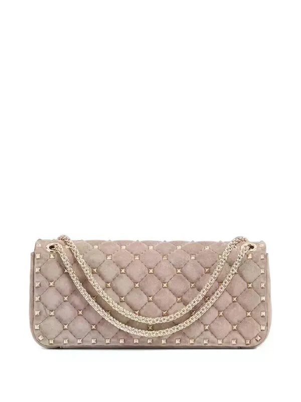 Valentino Garavani Rockstud Spike Suede Medium Shoulder Bag