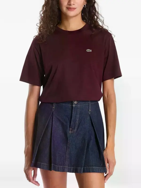 Lacoste Logo-patch T-shirt - Purple