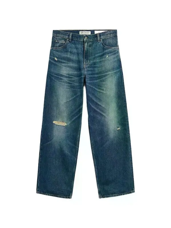 Our Legacy Vast Cut Distressed Jeans