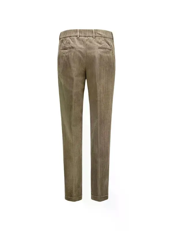 04651 / A TRIP IN A BAG Pleated Corduroy Trousers