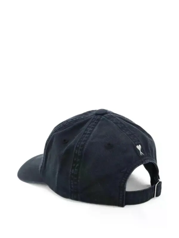 AMI Paris Slogan-embroidered De Coeur Baseball Cap