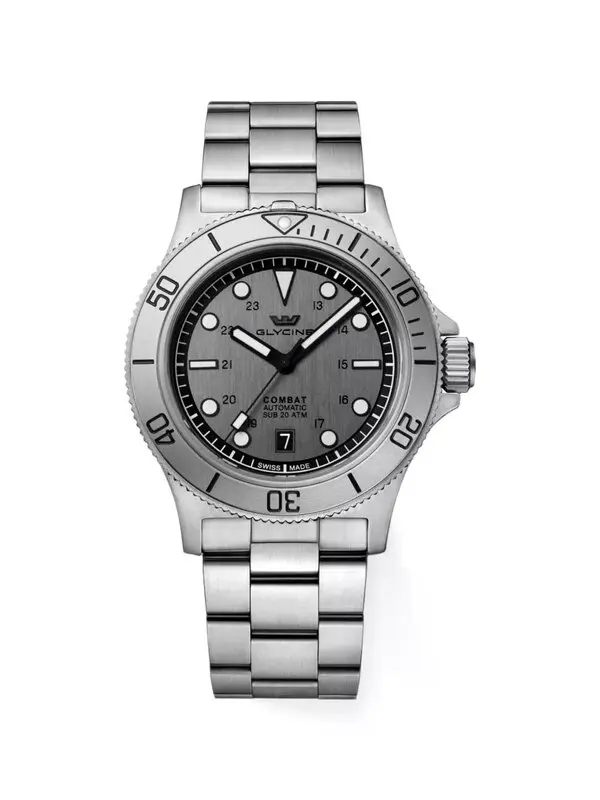 GLYCINE Combat Sub 42mm Watch - Grey