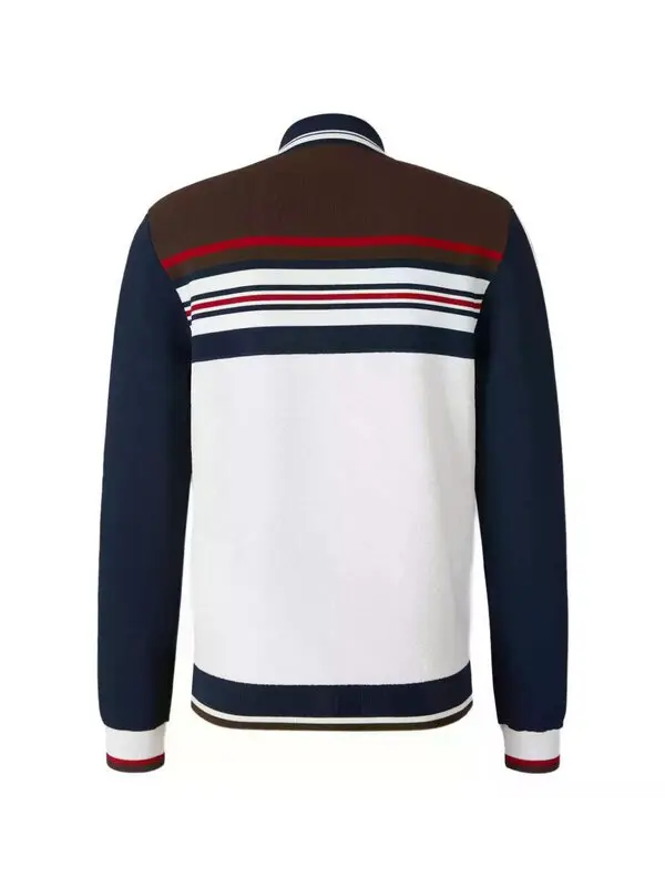 Casablanca Café Culture Monogram-knit Track Jacket
