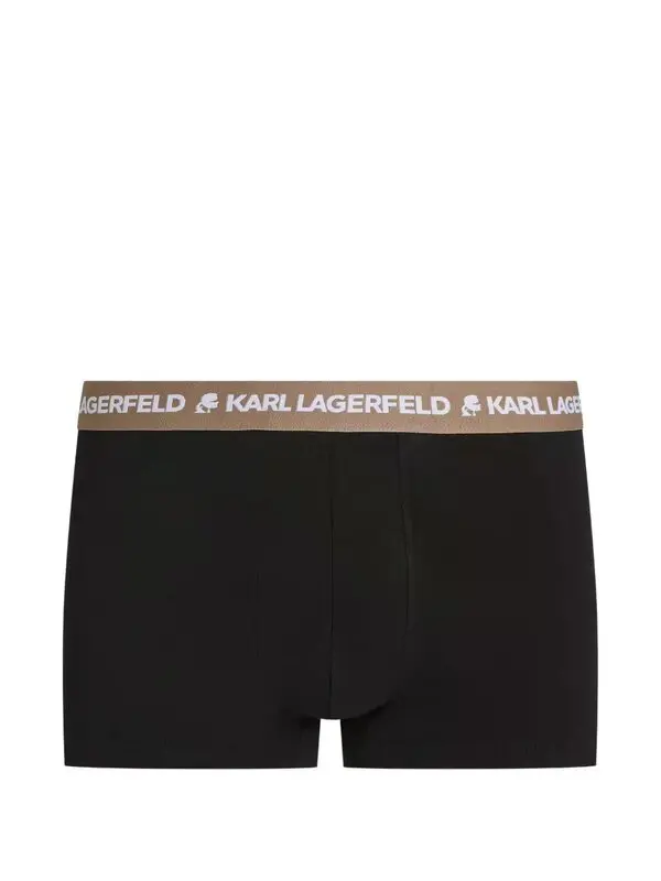 Karl Lagerfeld Contrast-waistband Trunks