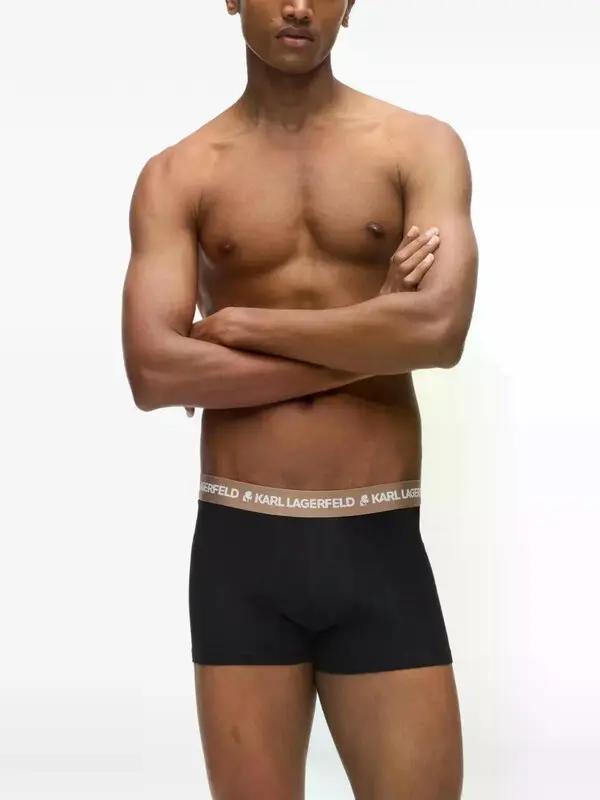 Karl Lagerfeld Contrast-waistband Trunks