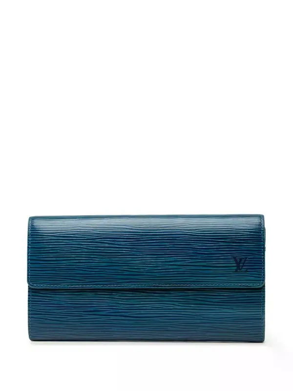 LOUIS VUITTON 1996 Epi Sarah Wallet Long Wallets
