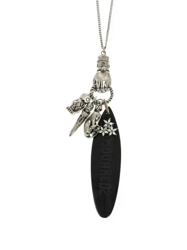 Dsquared2 Surf Charm Necklace - Silver