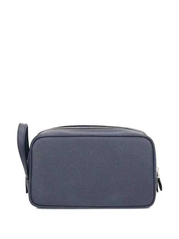 Dolce & Gabbana Toiletry Bag In Calfskin Leather