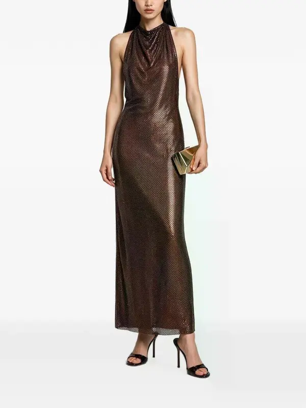 SELF-PORTRAIT Bead-embellished Maxi Dress