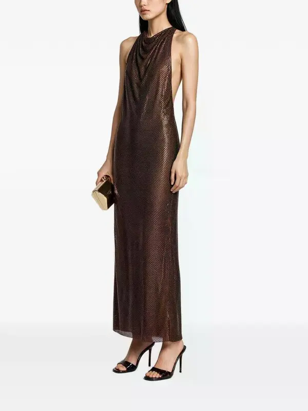 SELF-PORTRAIT Bead-embellished Maxi Dress