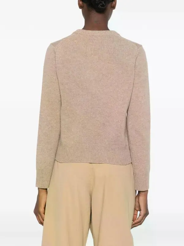 Maison Kitsuné Fox Head Intarsia-knit Sweater