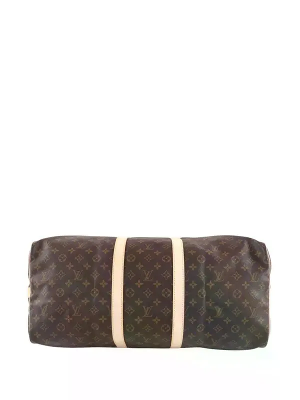 LOUIS VUITTON 2003 Monogram Keepall Bandouliere 55 Travel Bag