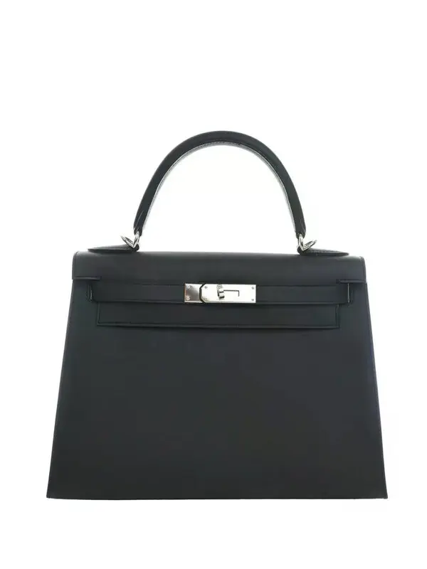Hermès Kelly Ii Sellier 28 Satchel - Blue