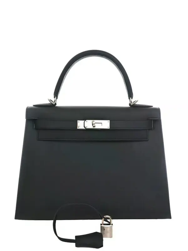 Hermès Kelly Ii Sellier 28 Satchel - Blue