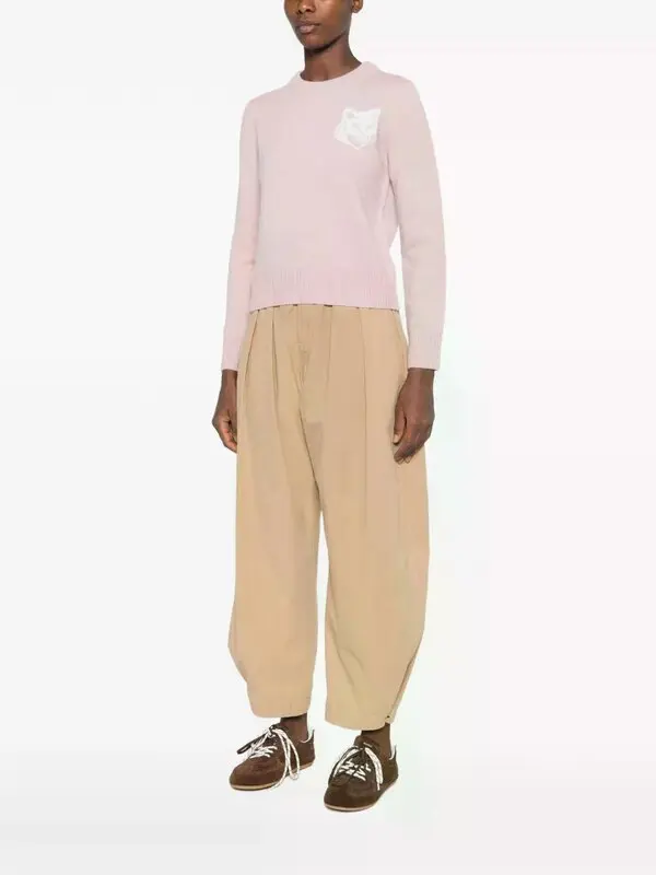 Maison Kitsuné Fox Head Intarsia Sweater