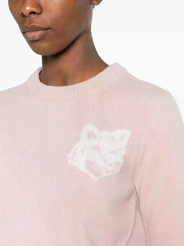 Maison Kitsuné Fox Head Intarsia Sweater
