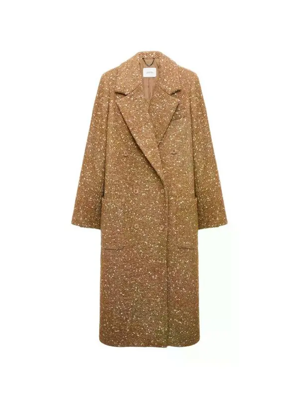 Dorothee Schumacher Double-breasted Tweed Coat