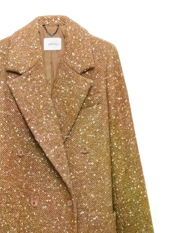 Dorothee Schumacher Double-breasted Tweed Coat