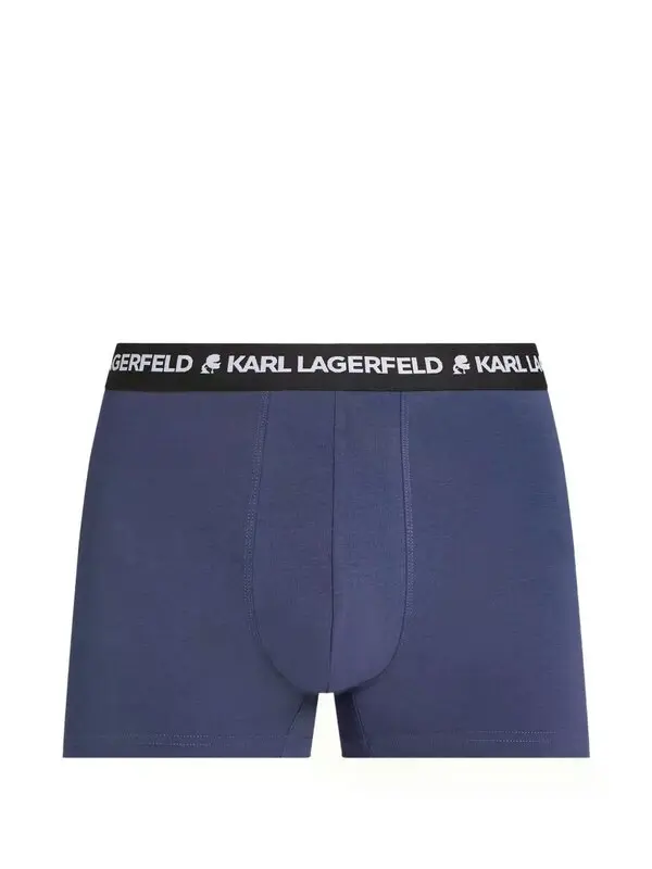 Karl Lagerfeld Logo Trunks - Blue