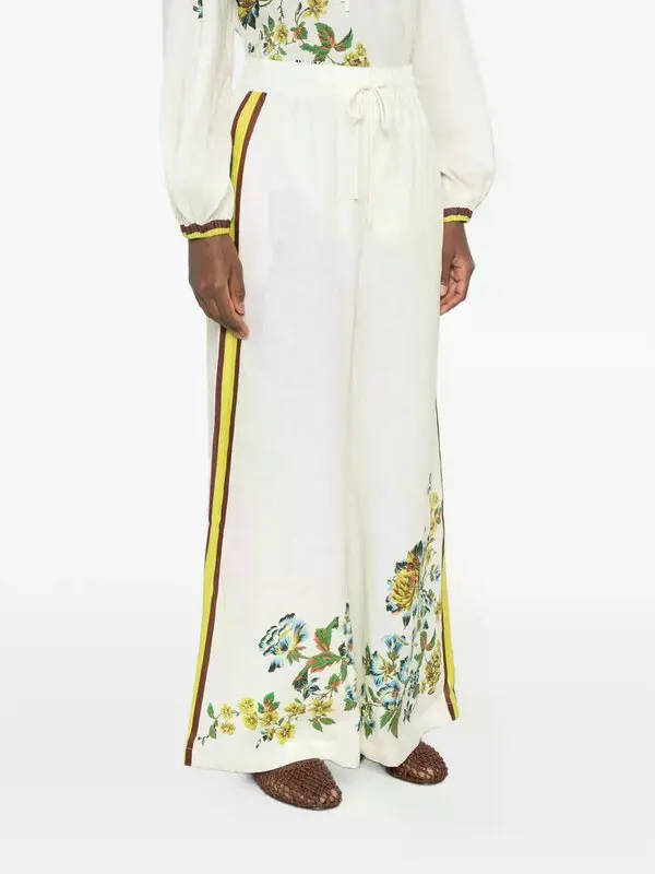 ALEMAIS Phyllis Floral-print Trousers